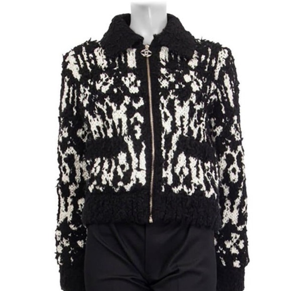 CHANEL | Jackets & Coats | Chanel Knitted Jacket | Poshmark